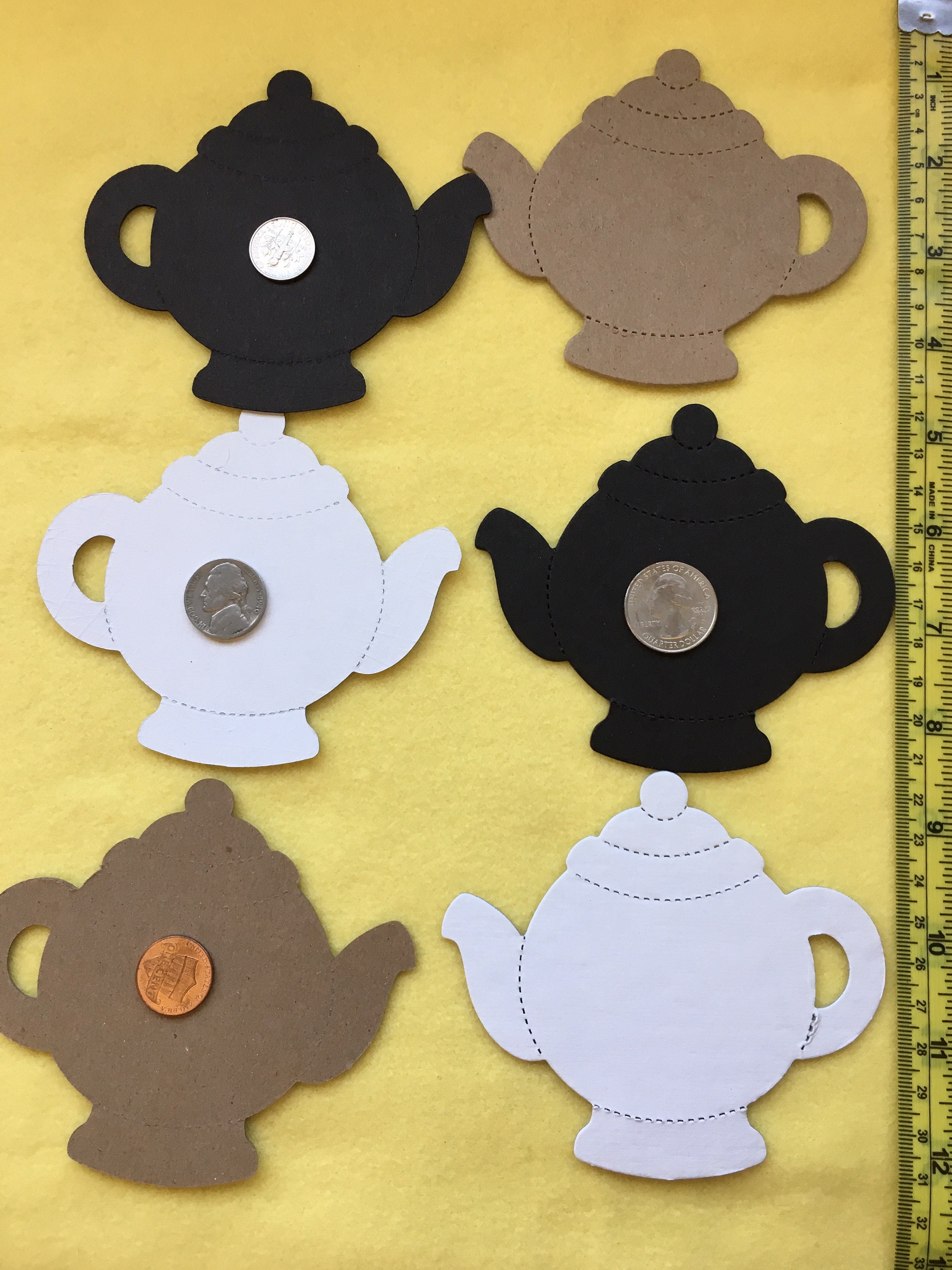 Blank Chipboard Teapot Shapes-teapot Die Cuts-teapot - Etsy UK