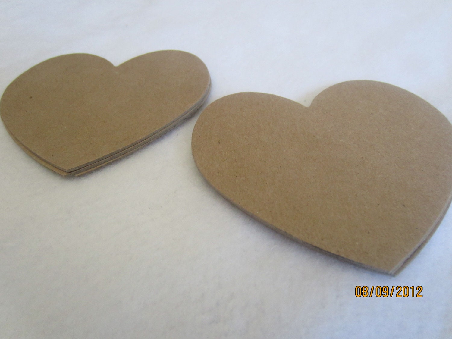 DIY Large Heart Chipboard Shape-Blank Chipboard Heart-Rustic | Etsy