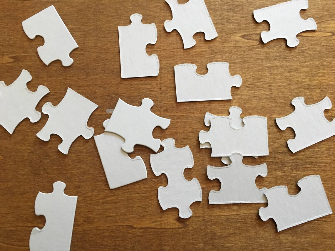 DIY Jigsaw Puzzle Kit-chipboard Puzzle Shapes-4x6 - Etsy