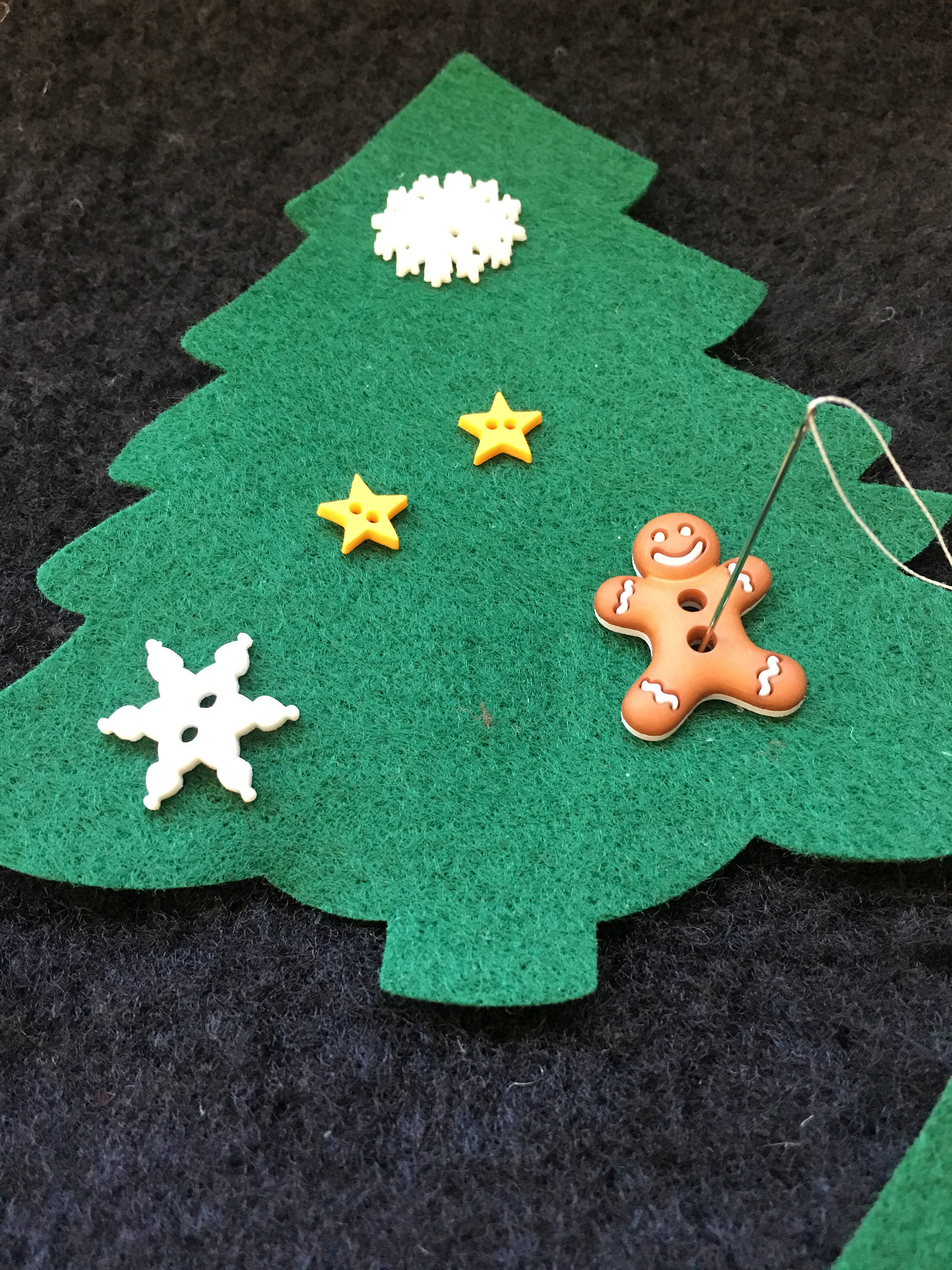 DIY Felt Christmas Trees Ornaments Kits-evergreen Holiday Trees ...