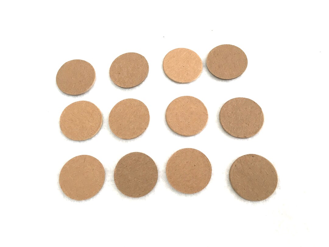 1" Chipboard Circle Die Cuts-circles Blanks-unfinished-decoration-raw ...