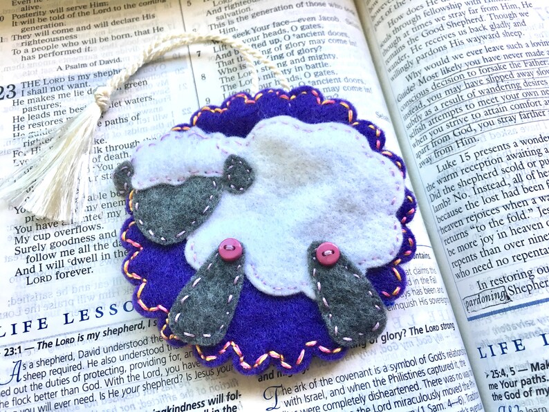 Sheep DIY Craft Kit-felt Lamb Kit-bible Craft-spring - Etsy