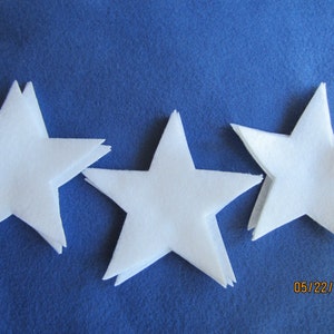 4 Inch Adhesive Backed Felt Stars-iron on Felt Stars- Quilting-fabric ...