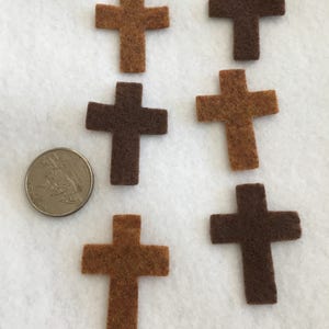 Felt Crosses-felt-fetti Cross Shapes-die Cut Cross-sunday School-cross ...