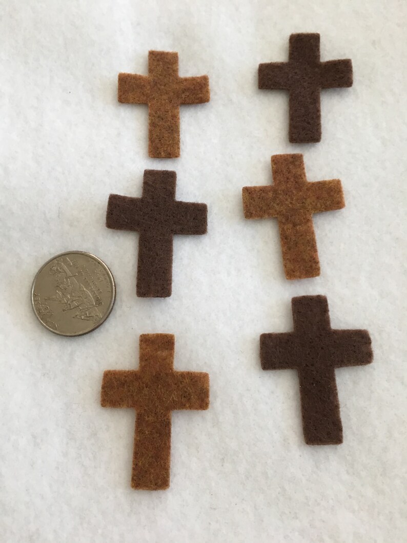Felt Crosses-Felt-Fetti Cross Shapes-Die Cut Cross-Sunday | Etsy