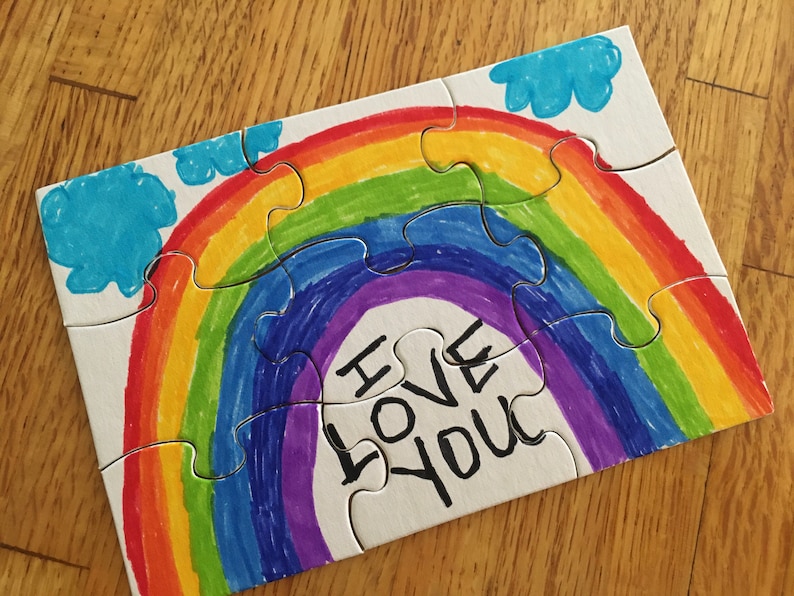 DIY Jigsaw Puzzle Kit-chipboard Puzzle Shapes-4x6 - Etsy