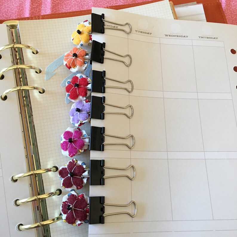 Mickey Mouse Binder Paper Clips-bookmark-planner - Etsy