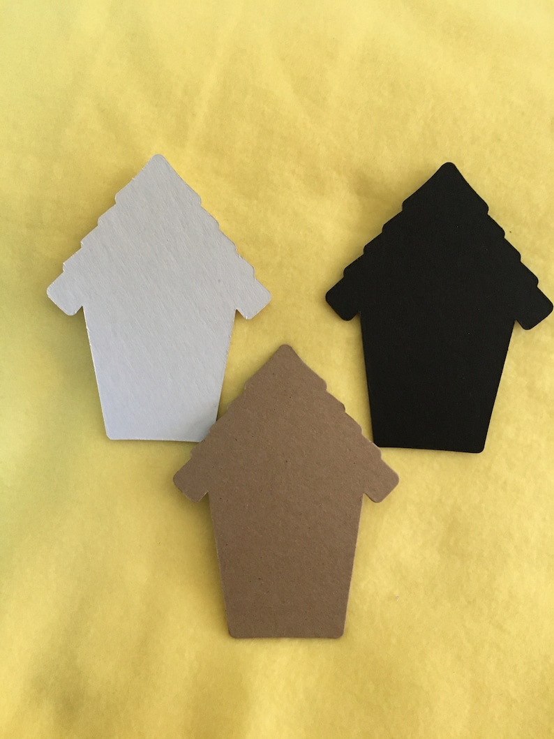 Rustic Birdhouse Die Cuts-chipboard Bird Houses-spring Home Decor ...