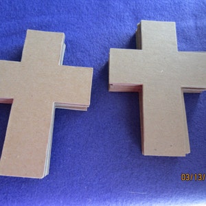 Cross Chipboard Blanks-paper Cross Shapes-planner Accessories-faith ...