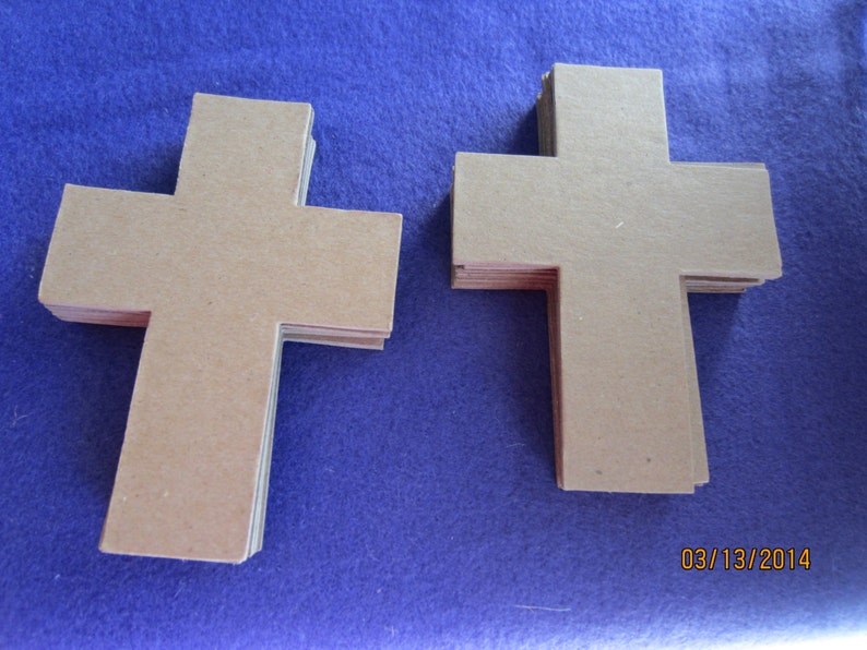 Cross Chipboard Blanks-paper Cross Shapes-planner - Etsy