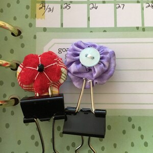 Cute Binder Clips-ladybug Bee Paper Clip Bookmark-handmade Clip ...
