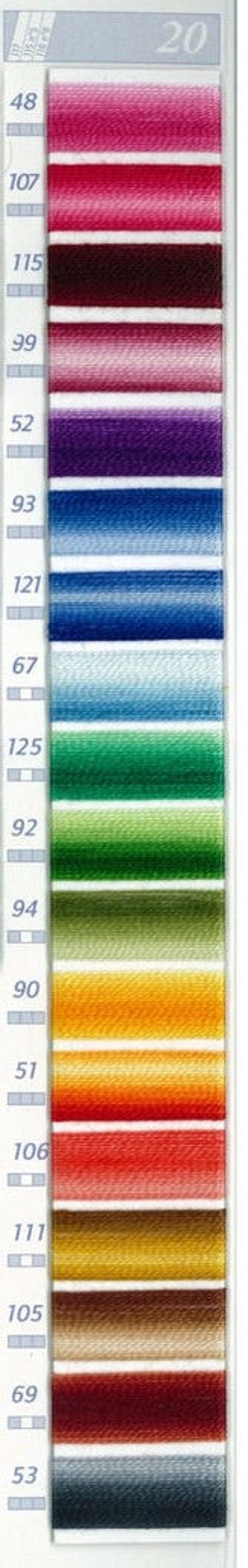 DMC Floss-6 Strand Embroidery Floss-Variegated Colors-You | Etsy