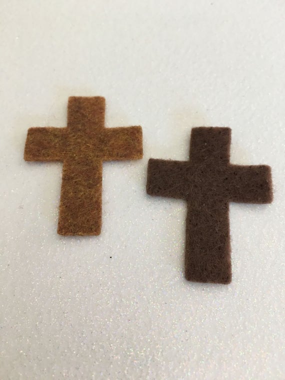 Felt Crosses-Felt-Fetti Cross Shapes-Die Cut Cross-Sunday | Etsy