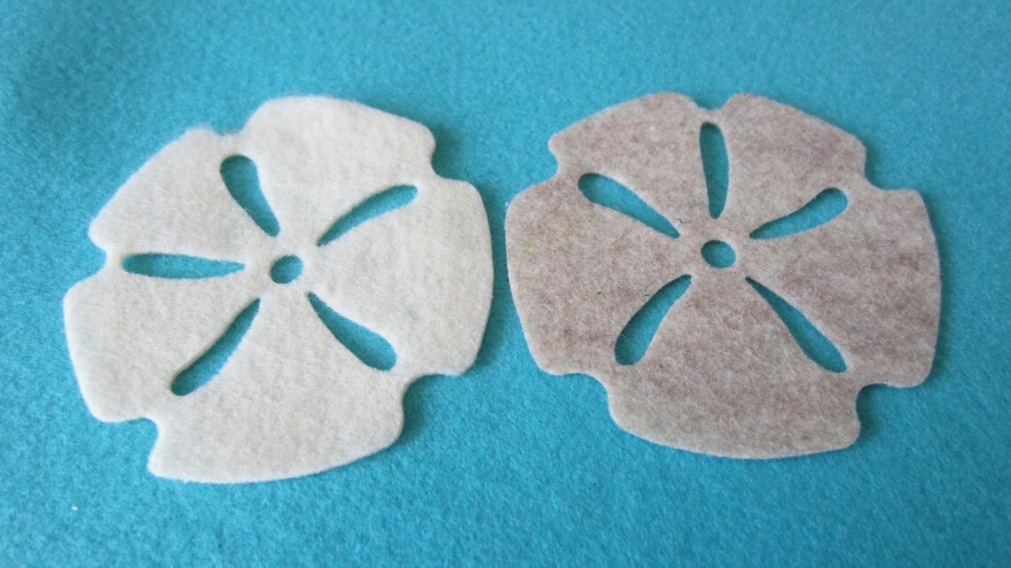 Felt Sand Dollars-summer Garland Kit-tropical Beach Felt Cut - Etsy