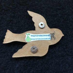 Handmade Bird Magnets-art Collage Bird-bird Decor-christian Women Gifts ...