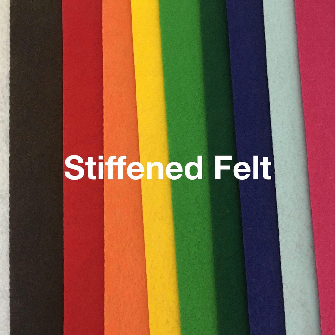 Stiffened Felt Sheets: 9x12 Crafting Felt, Made in USA - Etsy