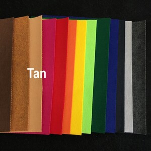 Sticker Felt Sheets-9x12 Individual Felt Sheets-choose Own Color-bulk ...