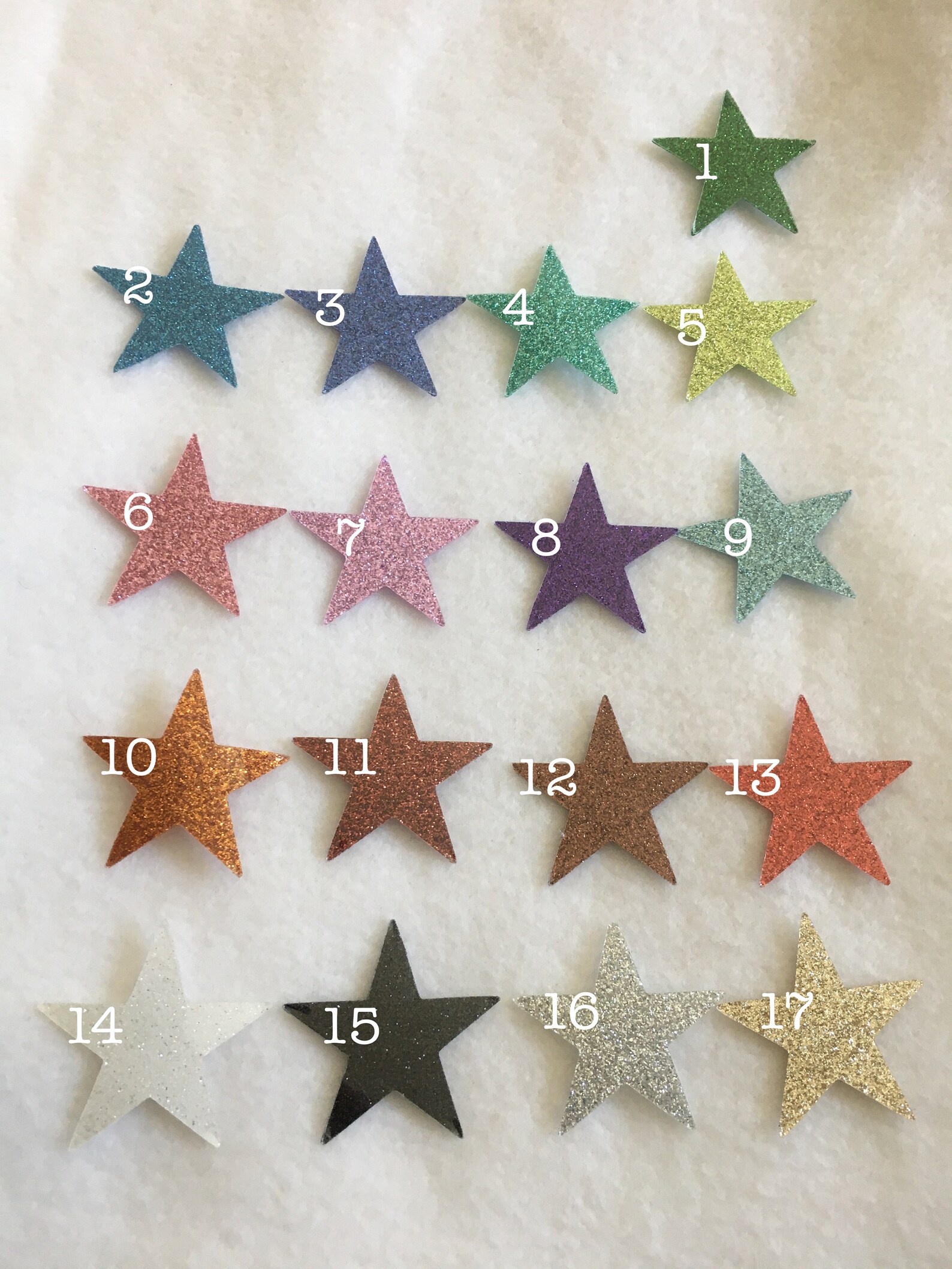 Glitter Stars-iron on Glitter Vinyl-stars Appliques-bible - Etsy