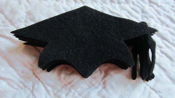 Graduation Hat Felt Die Cut Graduation | Etsy