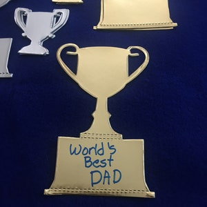 Trophy Stickers-gold & Silver Trophies-world Cup Trophy-achievement ...