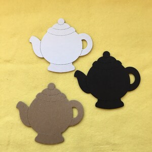 Blank Chipboard Teapot Shapes-teapot Die Cuts-teapot Templates ...