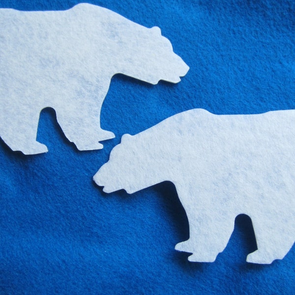Felt Polar Bear - Etsy