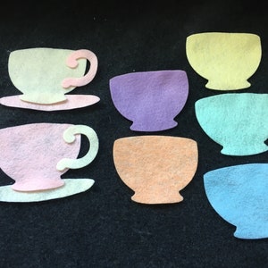 DIY Felt Tea Cup Ornament Kit-gift Card Holder-holiday Crafts-"make It ...