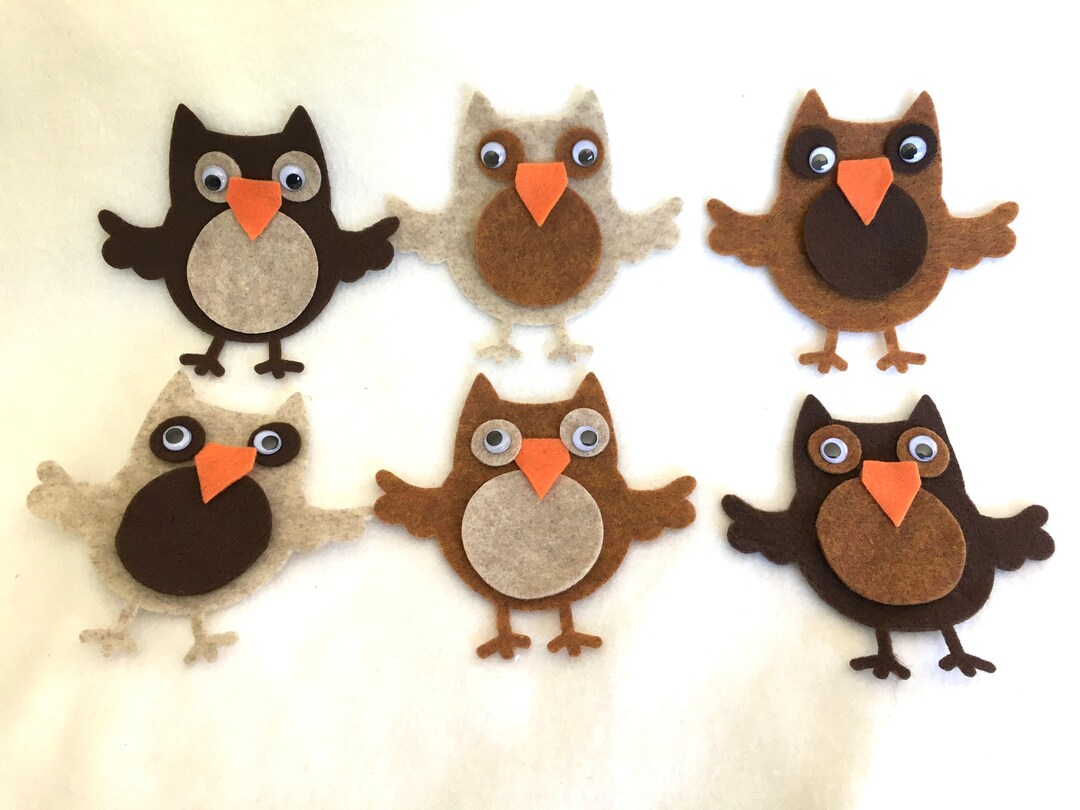 Felt Owl Kit-diy Fall Crafts-birthday Party Craft Kit-autumn Crafts ...