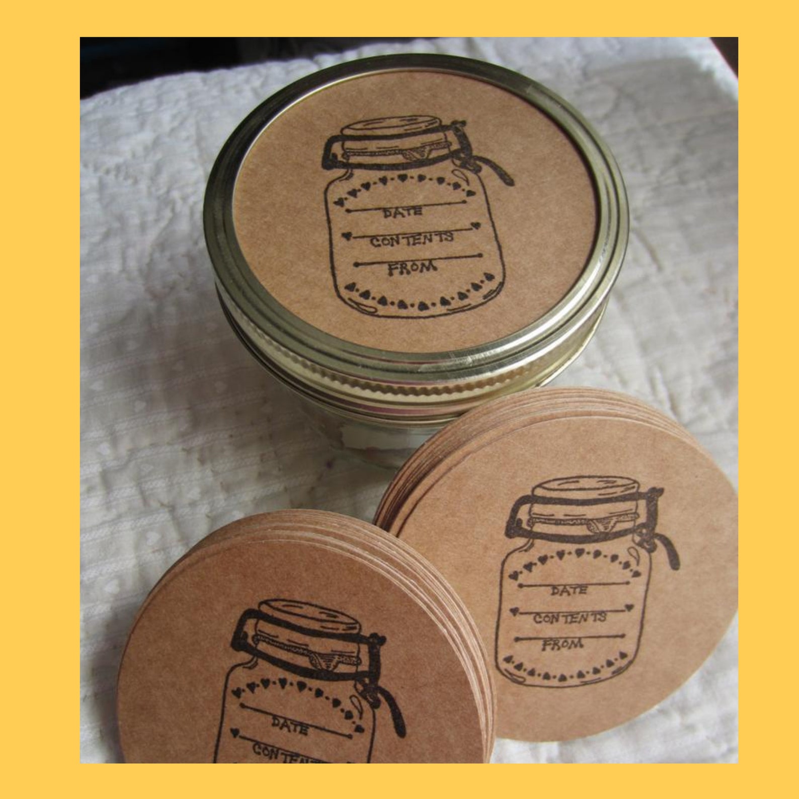 Mason Jar Stickers-canning Jar Labels-preserving - Etsy Australia