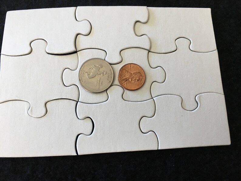 DIY Jigsaw Puzzle Kit-chipboard Puzzle Shapes-4x6 - Etsy