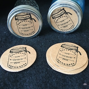 Mason Jar Stickers-canning Jar Labels-preserving Stickers-homestead ...
