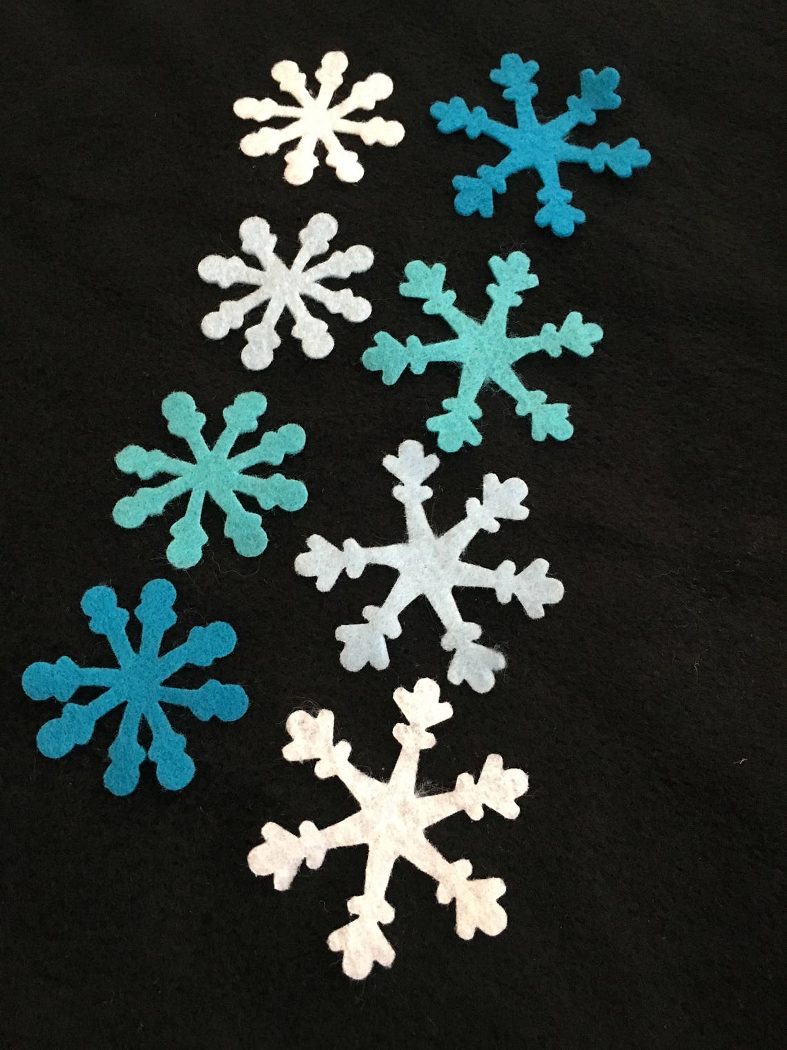 Frozen Inspired Felt Snowflakes-2 Styles Felt - Etsy