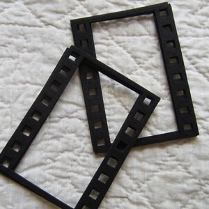 Photo Strip Frames-film Strip-stiffened Felt Black Film Strip Frame ...