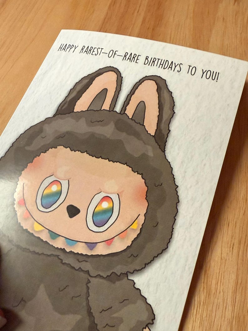 Happy Rarest-of-rare Birthdays - Labubu THE MONSTERS Big Into Energy ...