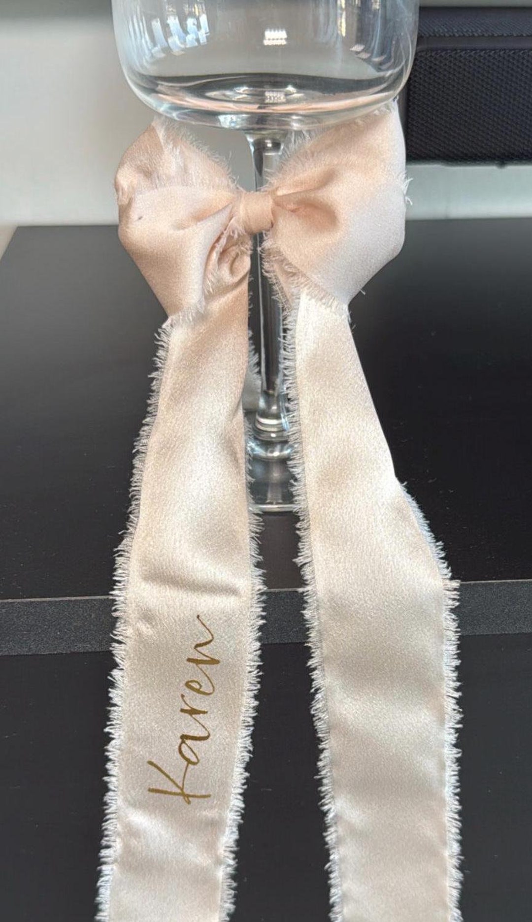 Personalized Ribbon With HTV. Name Personalization for Bows, Wedding ...