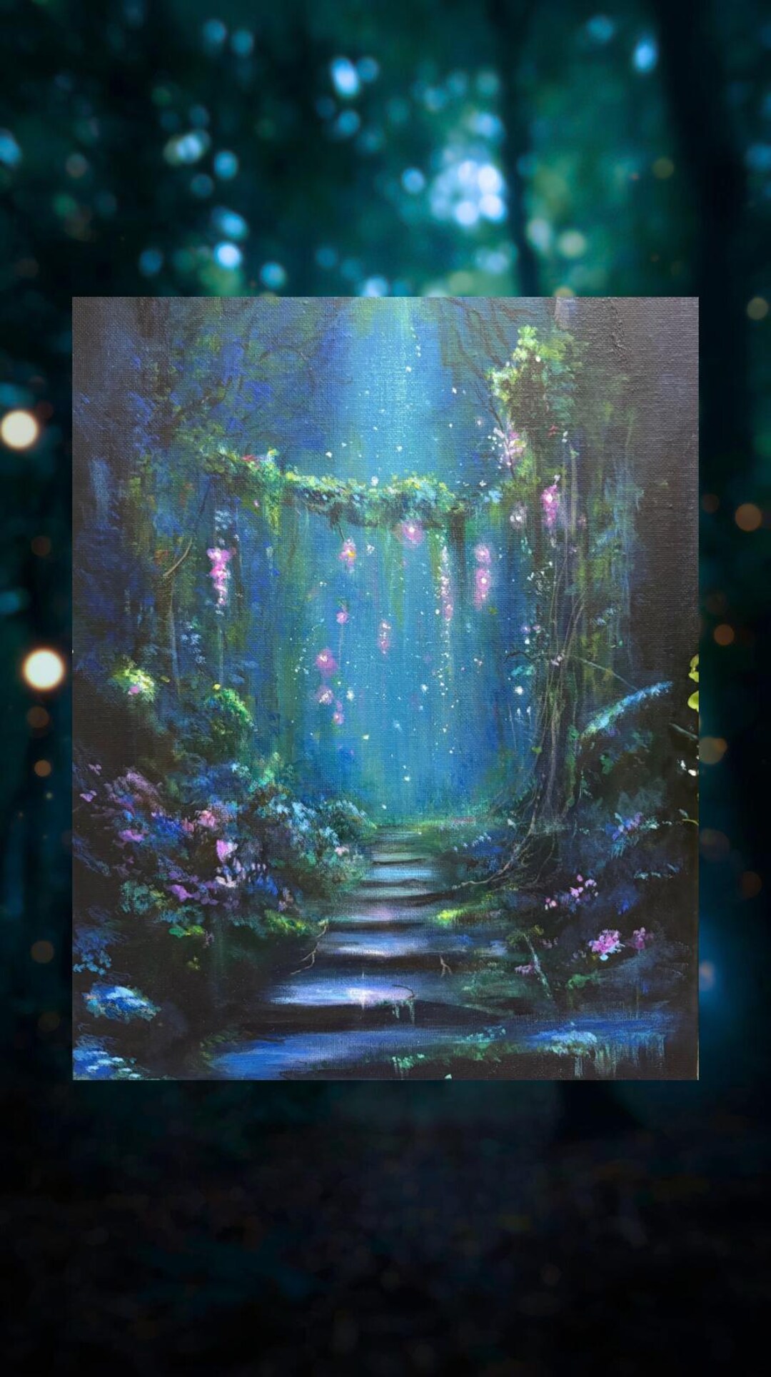 Mystical Forest Path Art Print: Signed Fantasy Wall Decor - Etsy