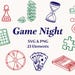 Hand Drawn Whimsical Game Night Illustrations for Board Game Nights ...