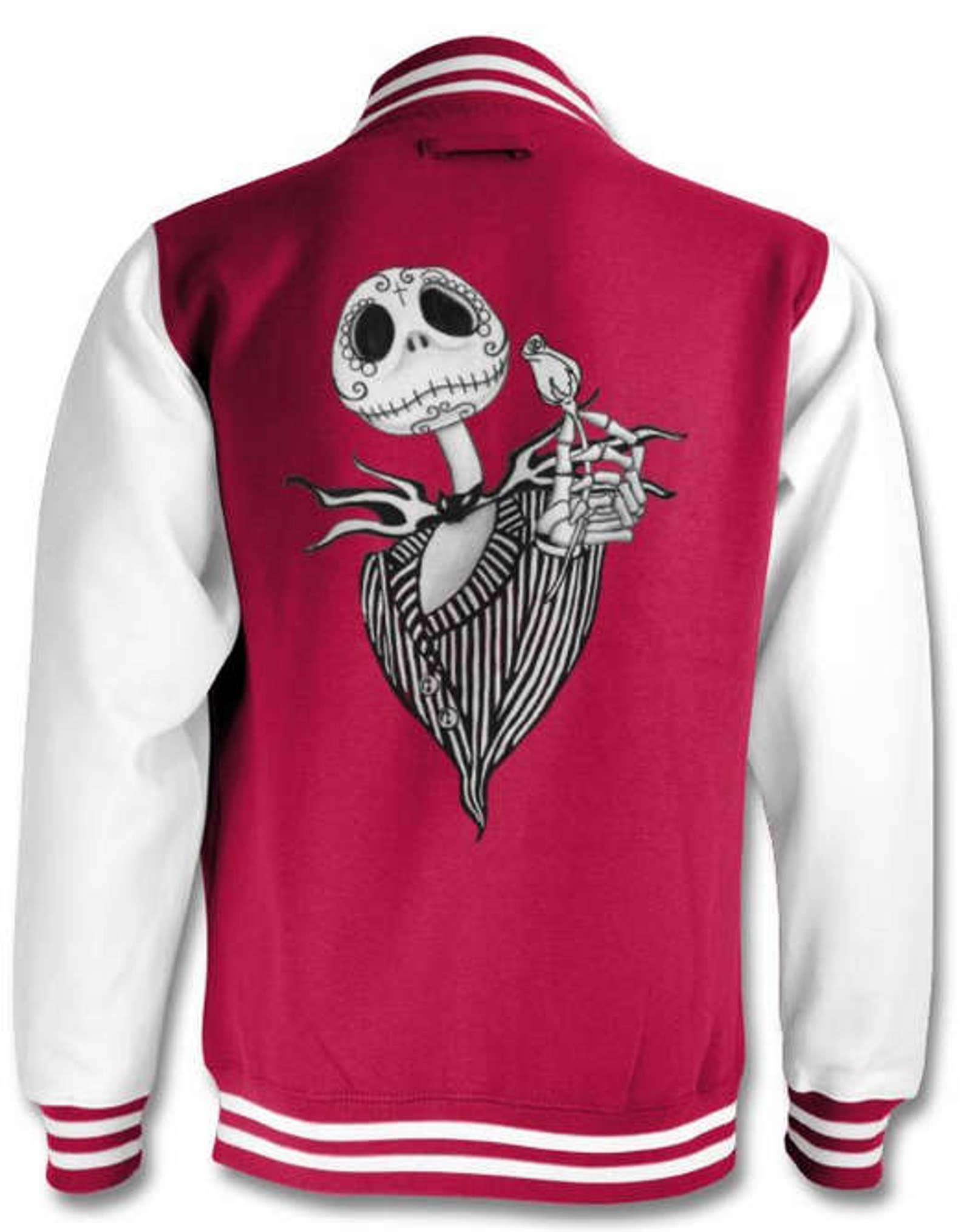 Jack Skellington Sugar Skull Varsity Jacket | Etsy
