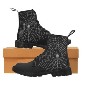 Spider Web Boots Ladies - Etsy