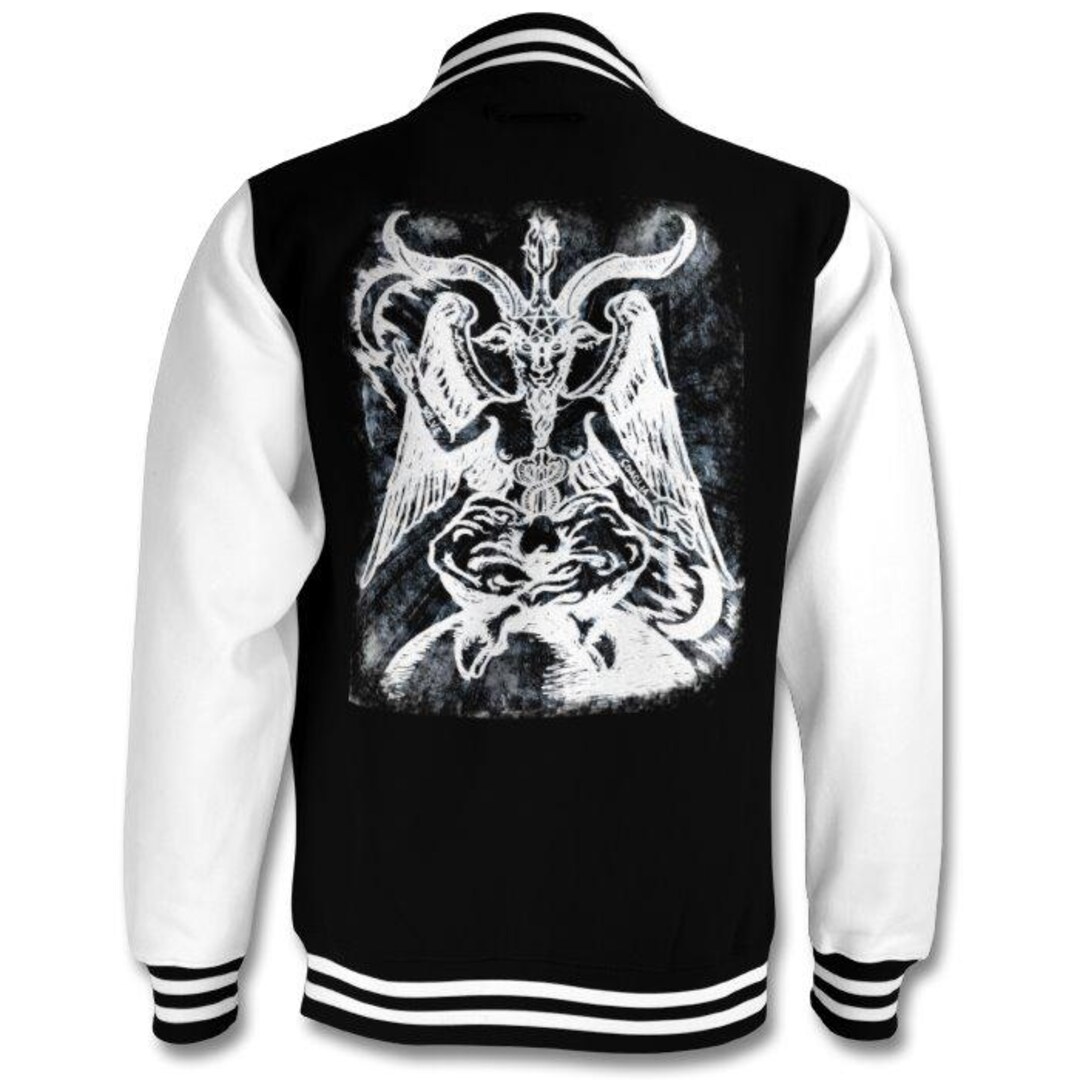 Baphomet Occult Gothic Varsity Jacket - Etsy