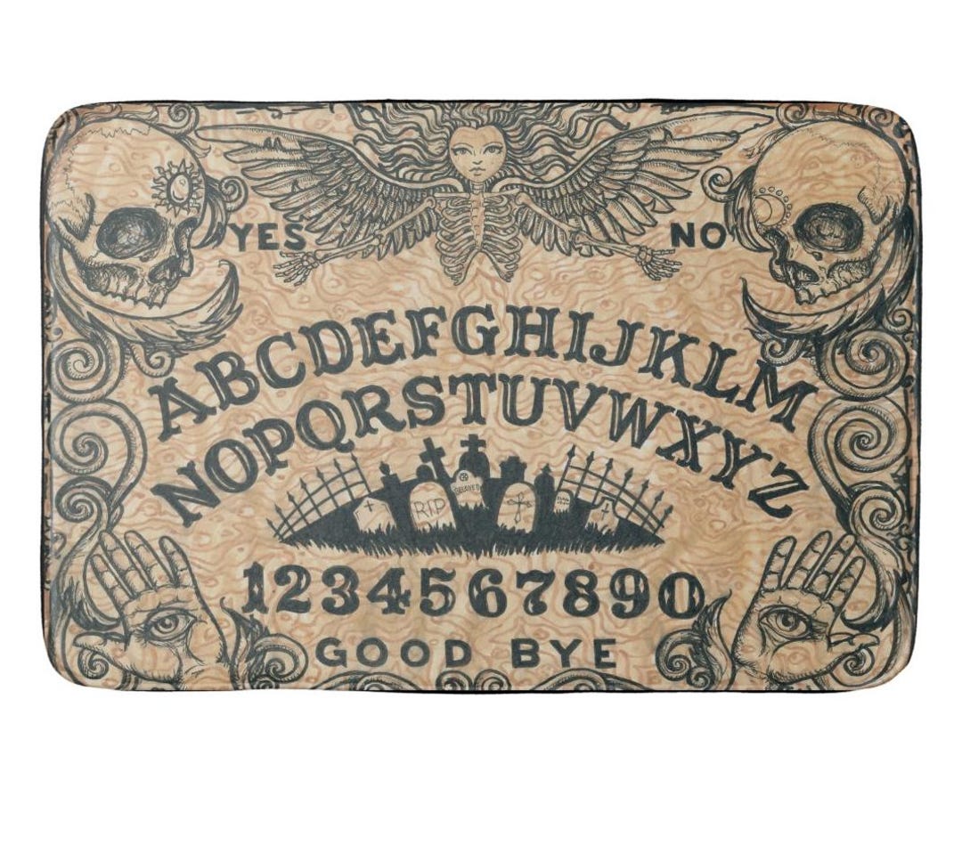 Ouija Board Angel Bath Mat Beige - Etsy