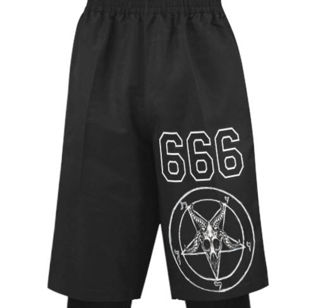 Team Satan 666 Swim Trunk - Etsy