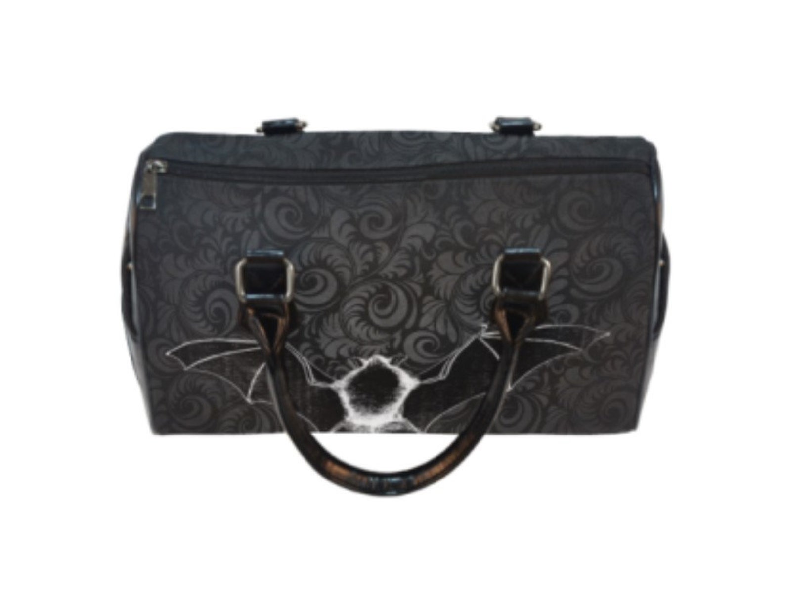 Bat Damask Barrel Style Handbag | Etsy