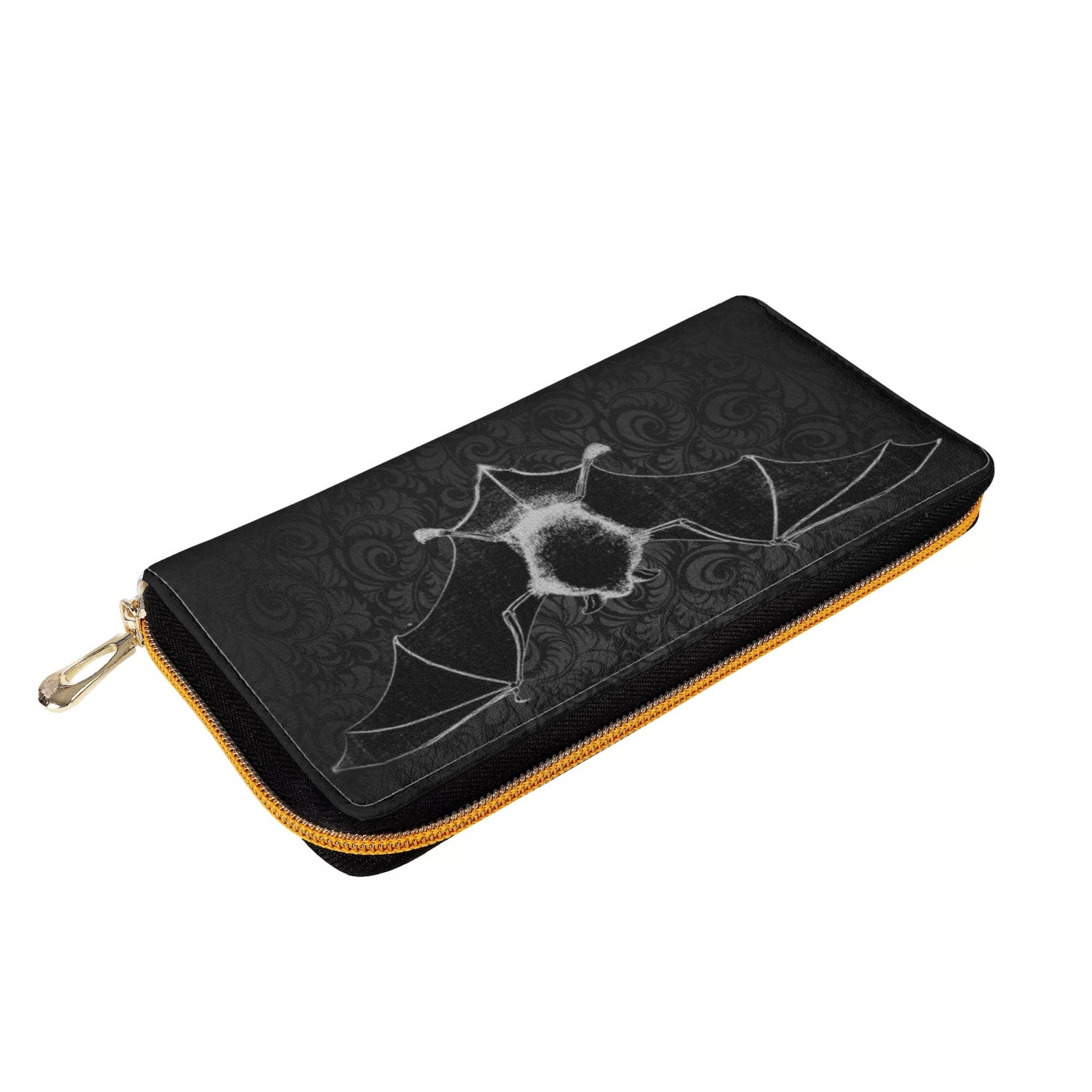 Vampire Bat Zipper Wallet - Etsy