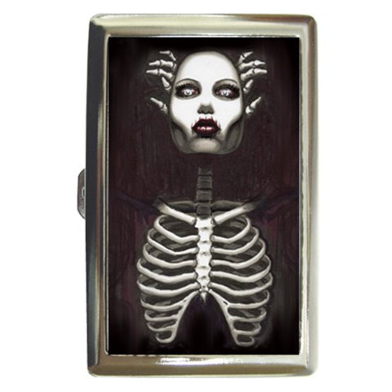 Zombie Pin up Money/card/cigarette Case | Etsy