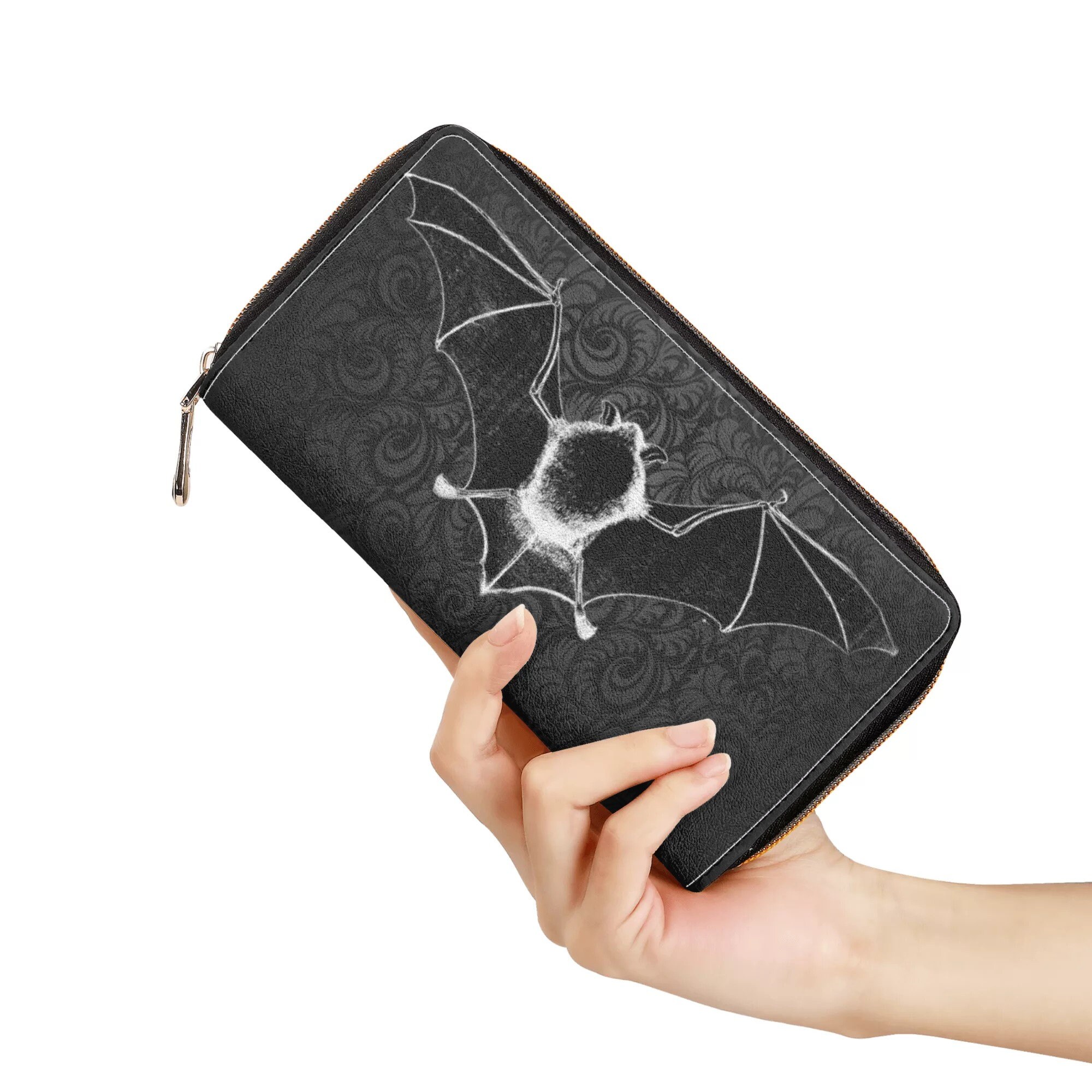 Vampire Bat Zipper Wallet - Etsy