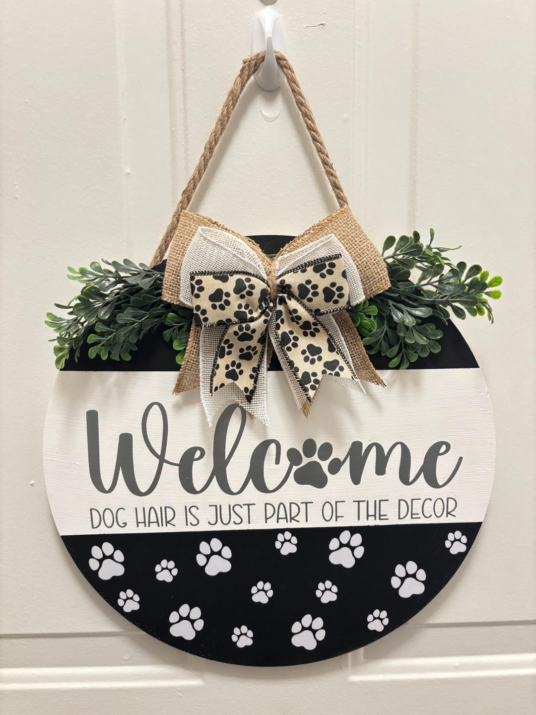 Welcome Funny Dog Sign - Etsy