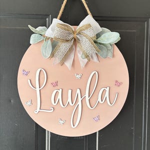 Customizable Girls Name Sign - Etsy