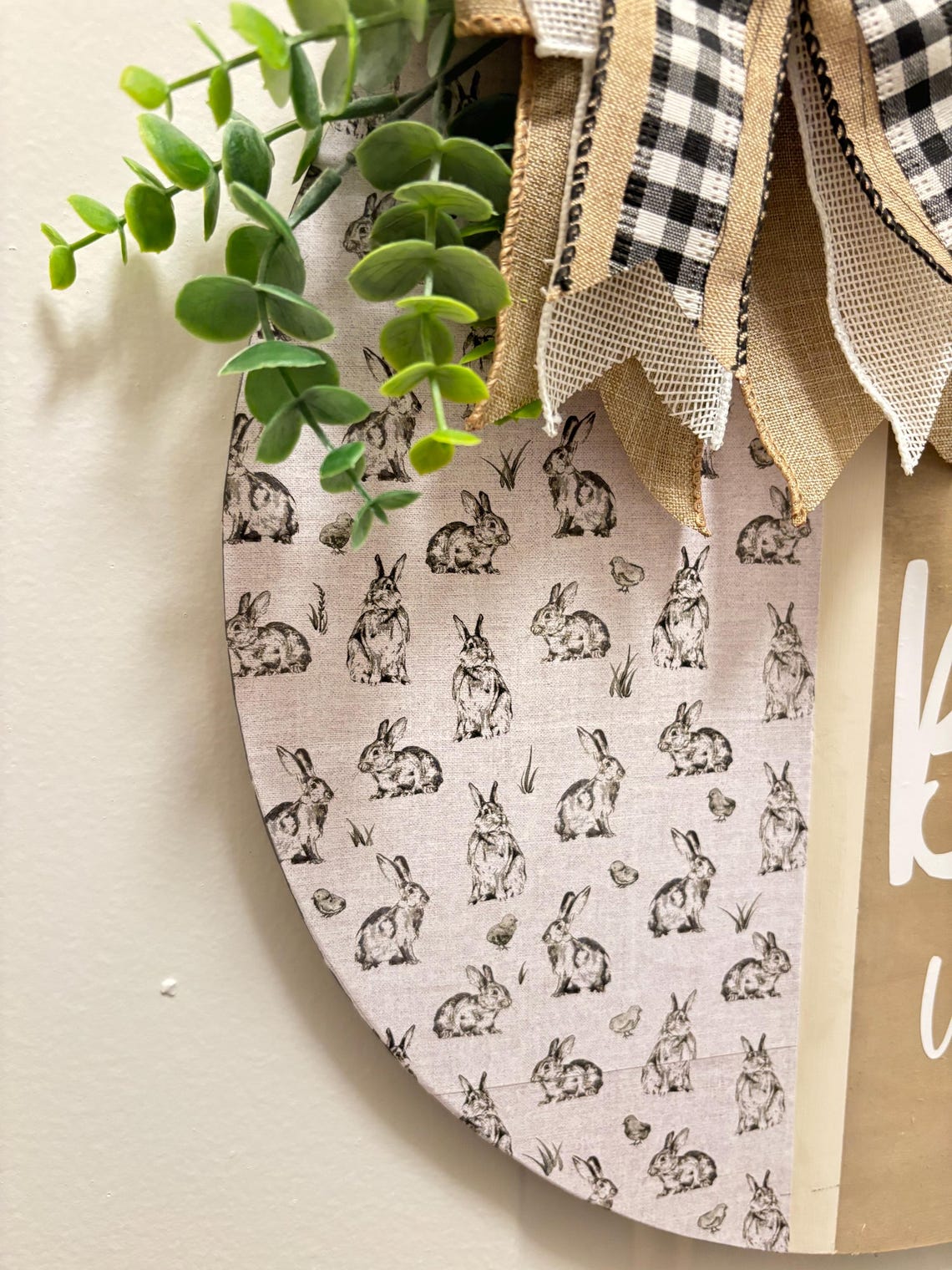 Every Bunny Welcome Door Sign - Etsy
