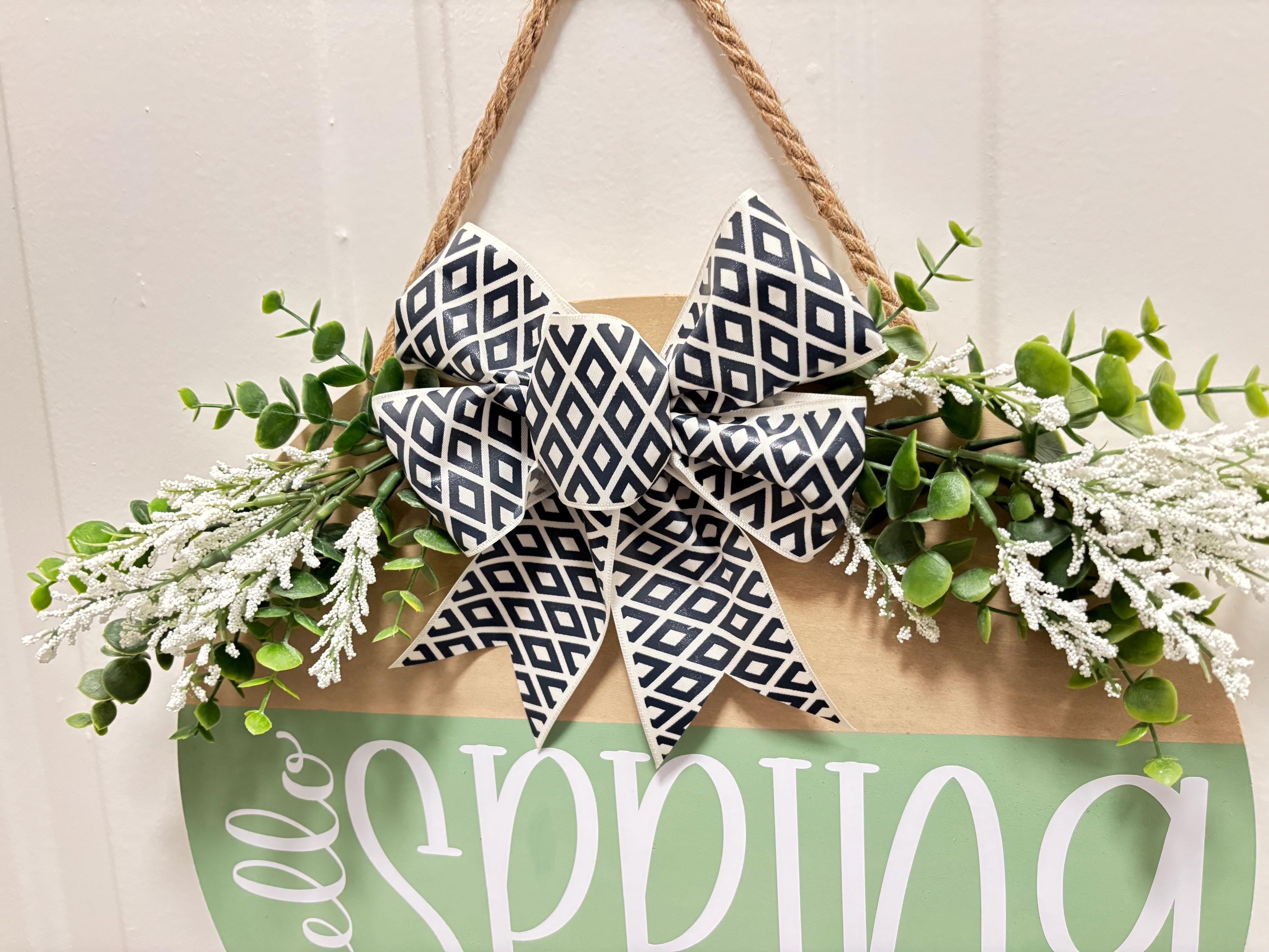 Hello Spring Door Sign - Etsy